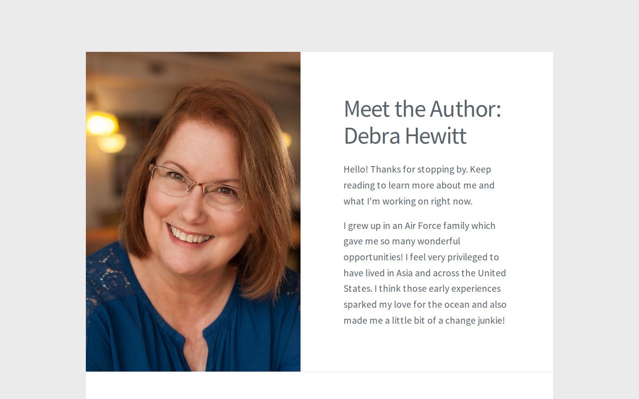 Meet the Author: Debra Hewitt